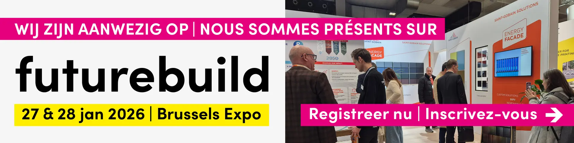 Saint-Gobain op beurs Futurebuild Belgium 2026